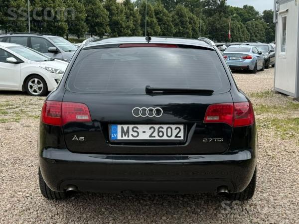 Black Audi A6 2007 in Riga, with an engine capacity of 2.70 L and mileage of 256 thousand km for 1690 €, photo 3 on AUTOMOTO.COM.LV