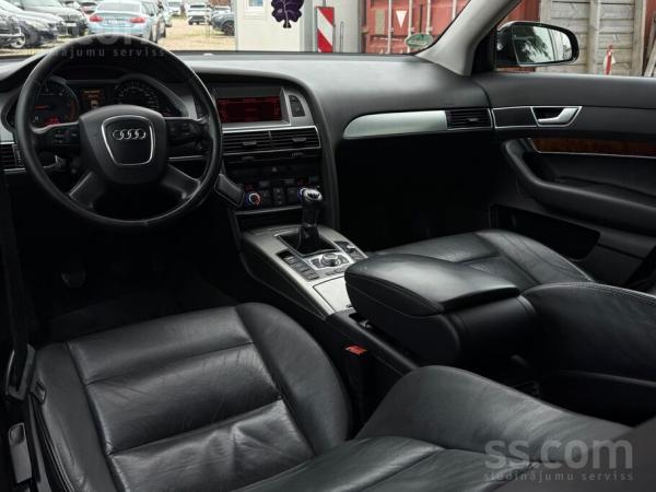 Black Audi A6 2007 in Riga, with an engine capacity of 2.70 L and mileage of 256 thousand km for 1690 €, photo 10 on AUTOMOTO.COM.LV