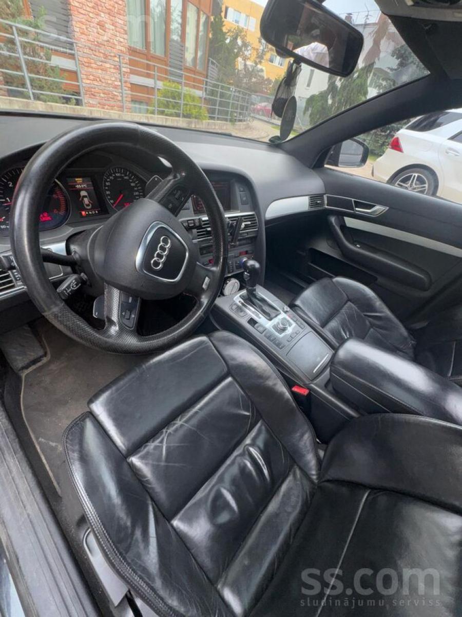 Melns Audi A6 2007 Rīga, ar dzinēja tilpumu 2.70 L un nobraukumu 365 tūkst. km par 2950 €, foto 7 vietnē AUTOMOTO.COM.LV