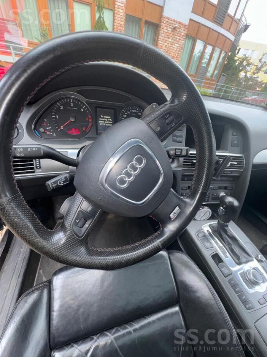 Melns Audi A6 2007 Rīga, ar dzinēja tilpumu 2.70 L un nobraukumu 365 tūkst. km par 2950 €, foto 8 vietnē AUTOMOTO.COM.LV