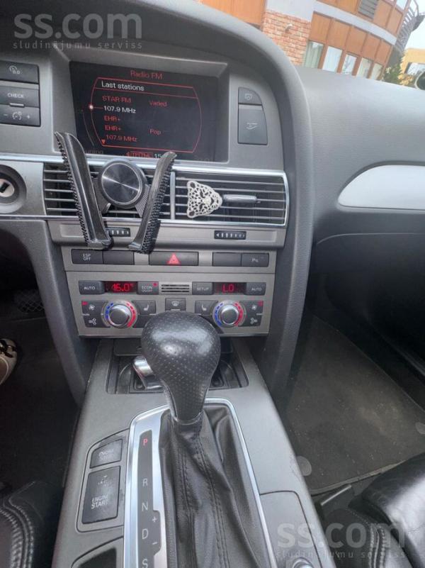 Melns Audi A6 2007 Rīga, ar dzinēja tilpumu 2.70 L un nobraukumu 365 tūkst. km par 2950 €, foto 8 vietnē AUTOMOTO.COM.LV