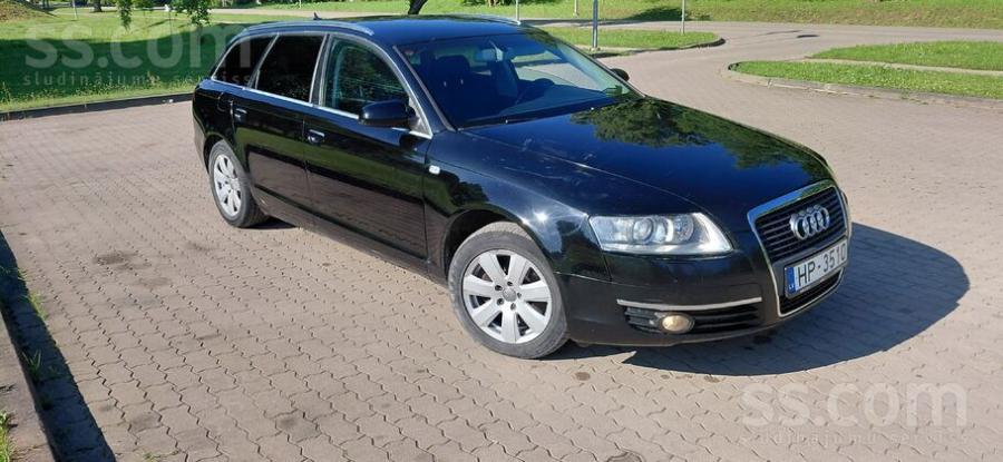 Black Audi A6 2007 in Rezekne, with an engine capacity of 2.70 L and mileage of 345 thousand km for 2700 €, photo 3 on AUTOMOTO.COM.LV