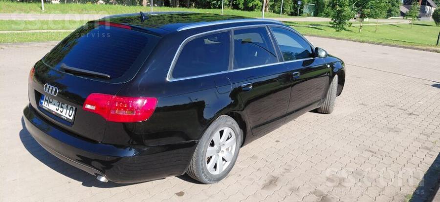 Black Audi A6 2007 in Rezekne, with an engine capacity of 2.70 L and mileage of 345 thousand km for 2700 €, photo 4 on AUTOMOTO.COM.LV