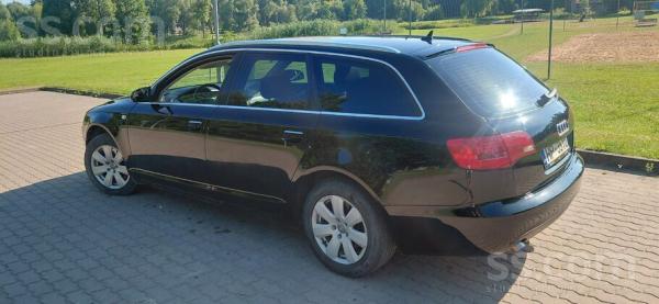 Black Audi A6 2007 in Rezekne, with an engine capacity of 2.70 L and mileage of 345 thousand km for 2700 €, photo 5 on AUTOMOTO.COM.LV