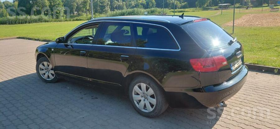 Black Audi A6 2007 in Rezekne, with an engine capacity of 2.70 L and mileage of 345 thousand km for 2700 €, photo 6 on AUTOMOTO.COM.LV