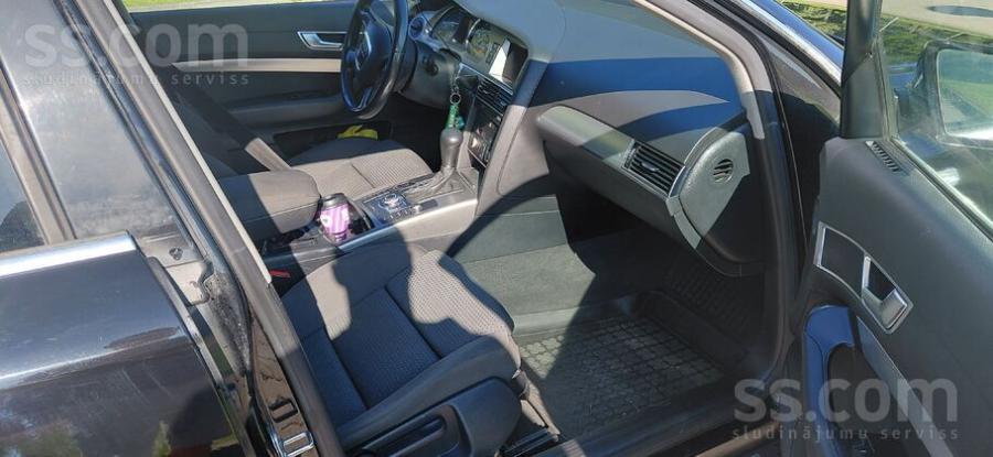 Black Audi A6 2007 in Rezekne, with an engine capacity of 2.70 L and mileage of 345 thousand km for 2700 €, photo 8 on AUTOMOTO.COM.LV