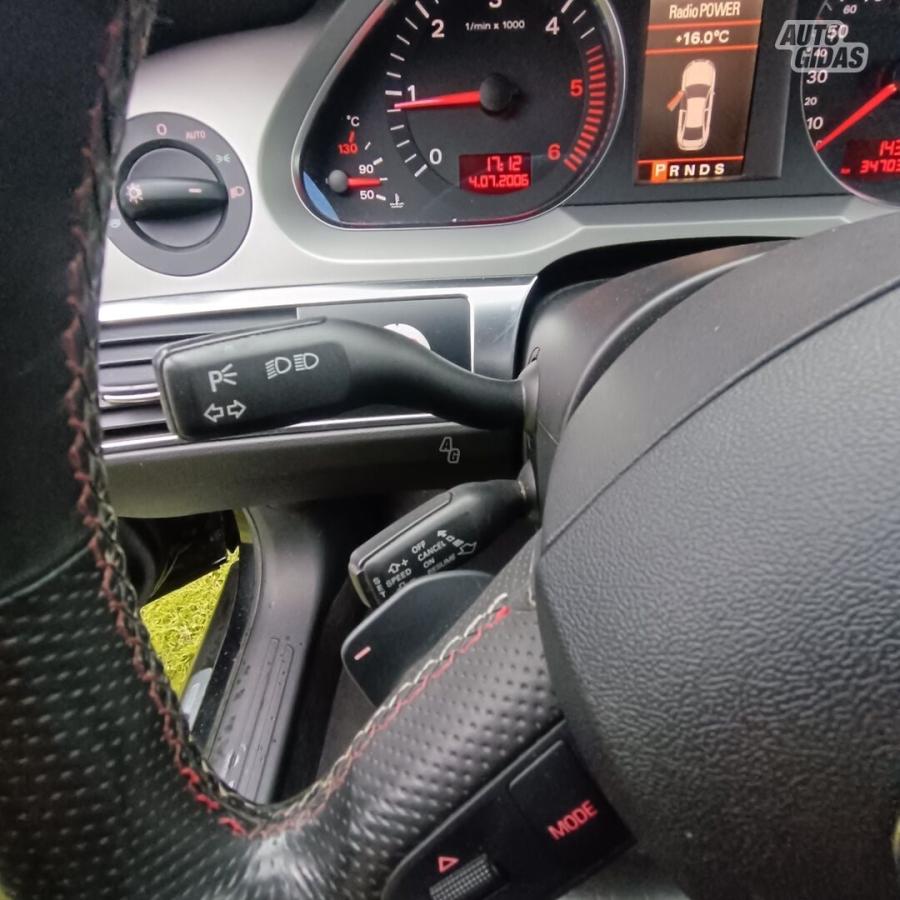 Black Audi A6 2007 in Alytus, with an engine capacity of 3.00 L and mileage of 340 thousand km for 4300 €, photo 34 on AUTOMOTO.COM.LV