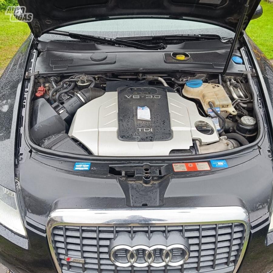 Black Audi A6 2007 in Alytus, with an engine capacity of 3.00 L and mileage of 340 thousand km for 4300 €, photo 37 on AUTOMOTO.COM.LV