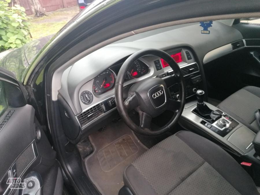 Black Audi A6 2007 in Moletai, with an engine capacity of 2.00 L and mileage of 398 thousand km for 1850 €, photo 10 on AUTOMOTO.COM.LV