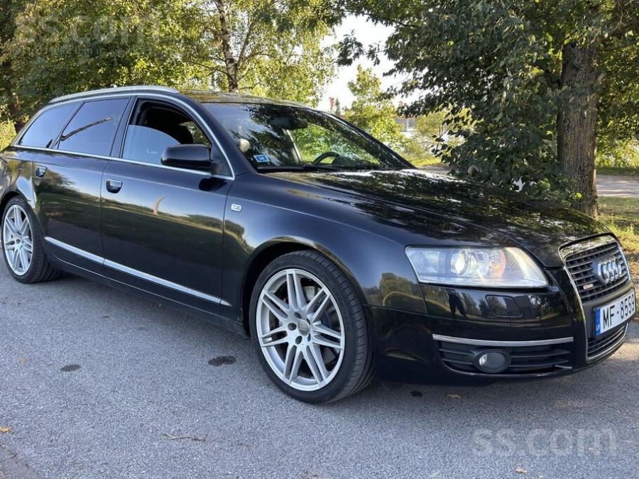 Black Audi A6 2007 in Riga, with an engine capacity of 2.70 L and mileage of 308 thousand km for 4400 €, photo 1 on AUTOMOTO.COM.LV