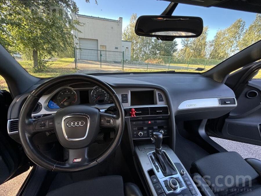 Black Audi A6 2007 in Riga, with an engine capacity of 2.70 L and mileage of 308 thousand km for 4400 €, photo 4 on AUTOMOTO.COM.LV