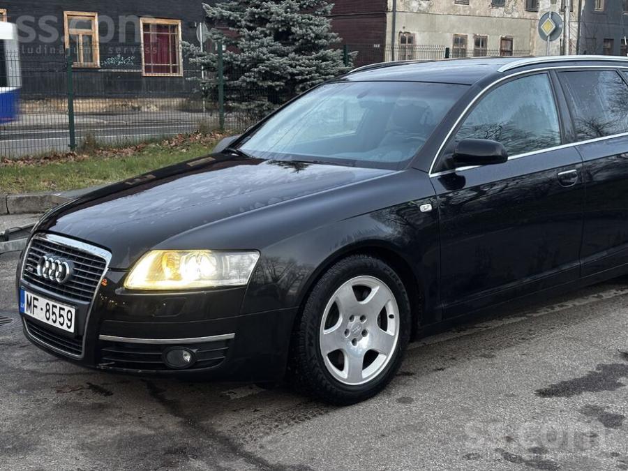 Black Audi A6 2007 in Riga, with an engine capacity of 2.70 L and mileage of 308 thousand km for 4400 €, photo 6 on AUTOMOTO.COM.LV