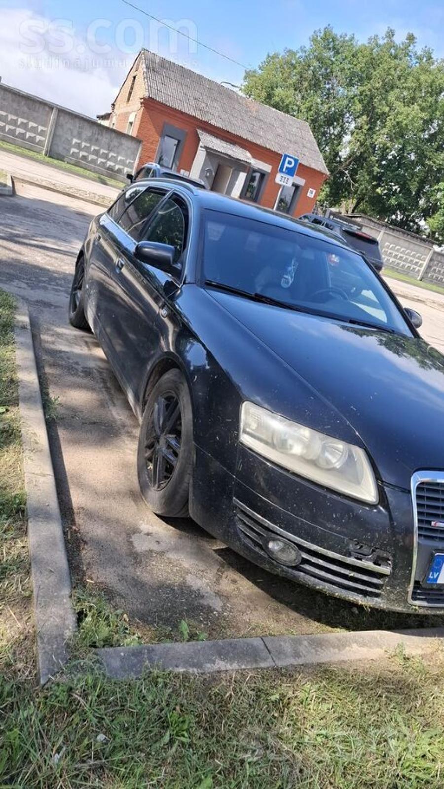 Black Audi A6 2007 in Daugavpils, with an engine capacity of 2.00 L and mileage of 364 thousand km for 950 €, photo 3 on AUTOMOTO.COM.LV