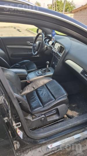 Black Audi A6 2007 in Daugavpils, with an engine capacity of 2.00 L and mileage of 364 thousand km for 950 €, photo 6 on AUTOMOTO.COM.LV