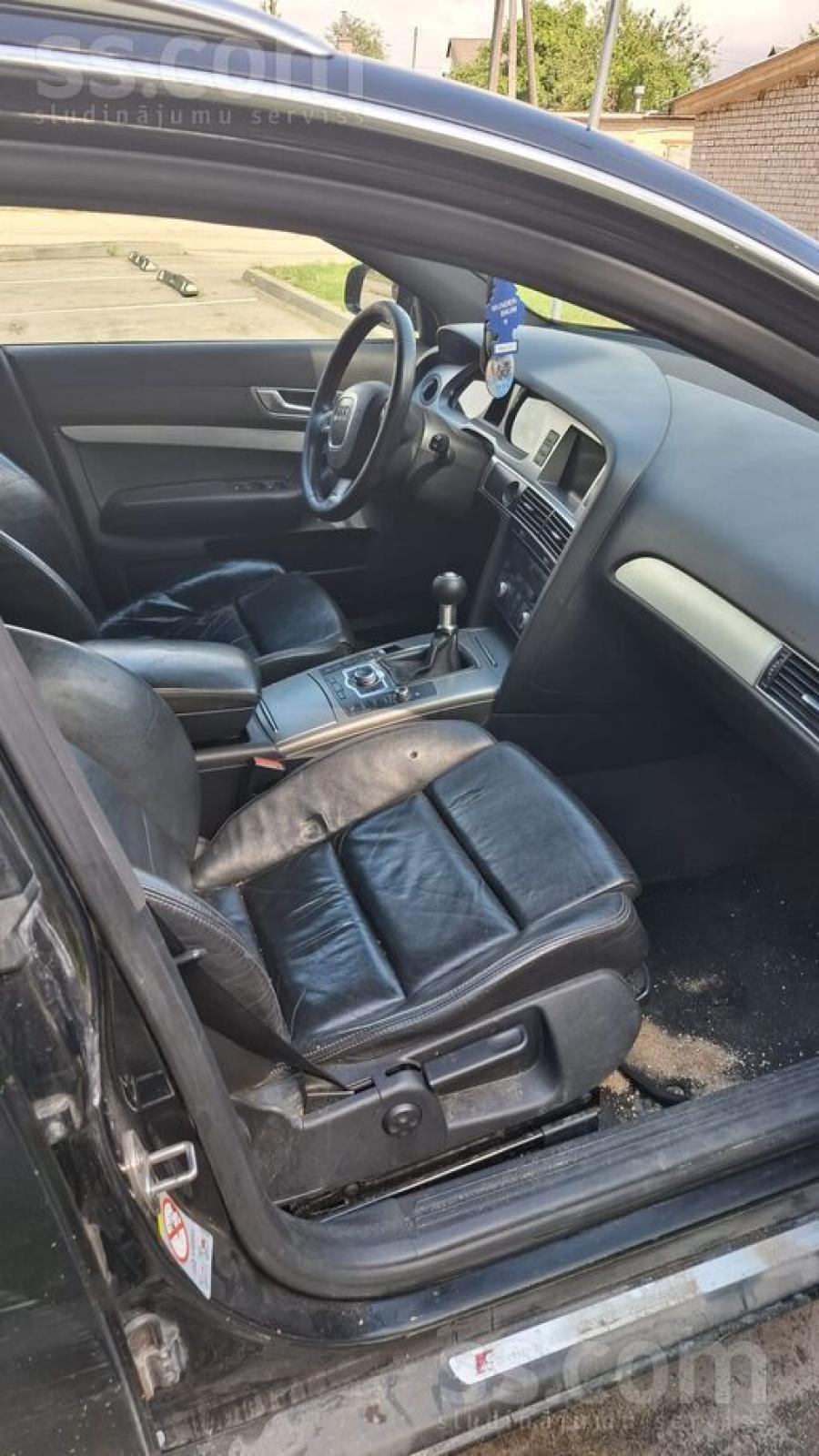 Black Audi A6 2007 in Daugavpils, with an engine capacity of 2.00 L and mileage of 364 thousand km for 950 €, photo 6 on AUTOMOTO.COM.LV