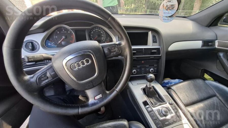 Black Audi A6 2007 in Daugavpils, with an engine capacity of 2.00 L and mileage of 364 thousand km for 950 €, photo 9 on AUTOMOTO.COM.LV