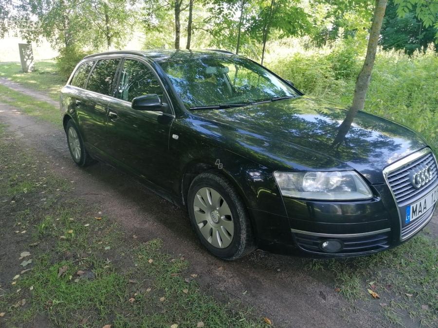 Black Audi A6 2007 in Moletai, with an engine capacity of 2.00 L and mileage of 398 thousand km for 1850 €, photo 4 on AUTOMOTO.COM.LV