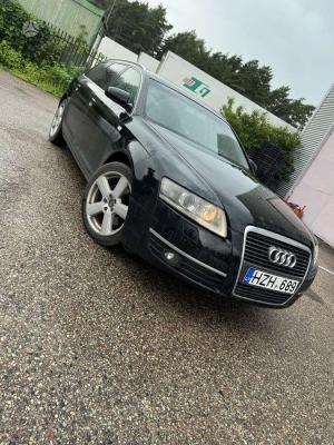 Black Audi A6 2007 in Vilnius, with an engine capacity of 1.97 L and mileage of 395 thousand km for 2200 €, photo  on AUTOMOTO.COM.LV