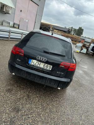 Black Audi A6 2007 in Vilnius, with an engine capacity of 1.97 L and mileage of 395 thousand km for 2200 €, photo 5 on AUTOMOTO.COM.LV