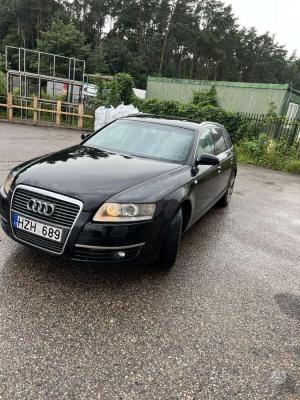 Black Audi A6 2007 in Vilnius, with an engine capacity of 1.97 L and mileage of 395 thousand km for 2200 €, photo 6 on AUTOMOTO.COM.LV