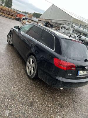 Black Audi A6 2007 in Vilnius, with an engine capacity of 1.97 L and mileage of 395 thousand km for 2200 €, photo 8 on AUTOMOTO.COM.LV