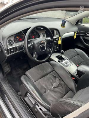 Black Audi A6 2007 in Vilnius, with an engine capacity of 1.97 L and mileage of 395 thousand km for 2200 €, photo 9 on AUTOMOTO.COM.LV