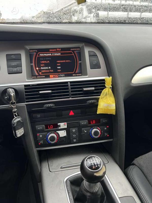 Melns Audi A6 2007 Viļņa, ar dzinēja tilpumu 1.97 L un nobraukumu 395 tūkst. km par 2200 €, foto 9 vietnē AUTOMOTO.COM.LV