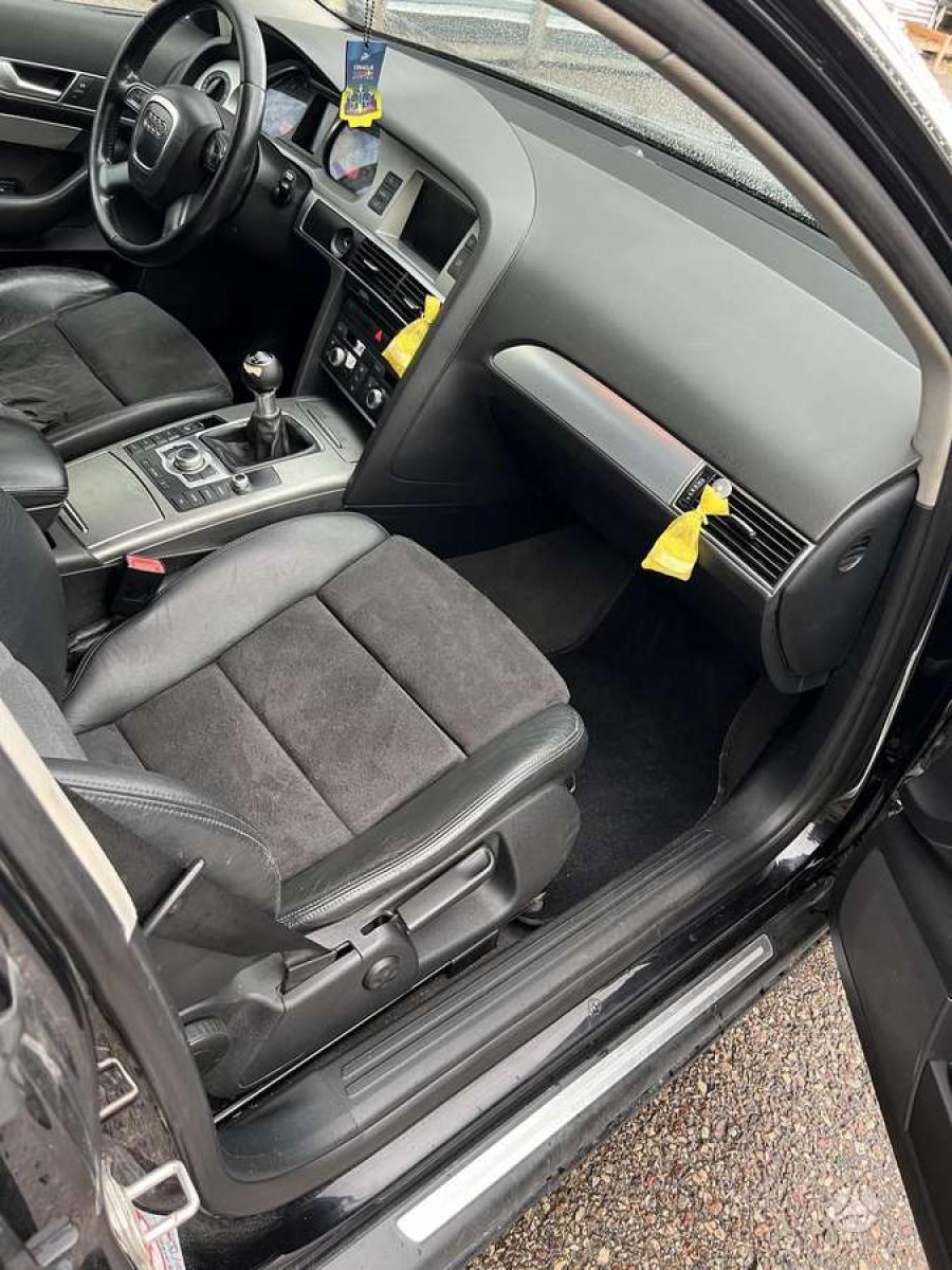 Black Audi A6 2007 in Vilnius, with an engine capacity of 1.97 L and mileage of 395 thousand km for 2200 €, photo 11 on AUTOMOTO.COM.LV