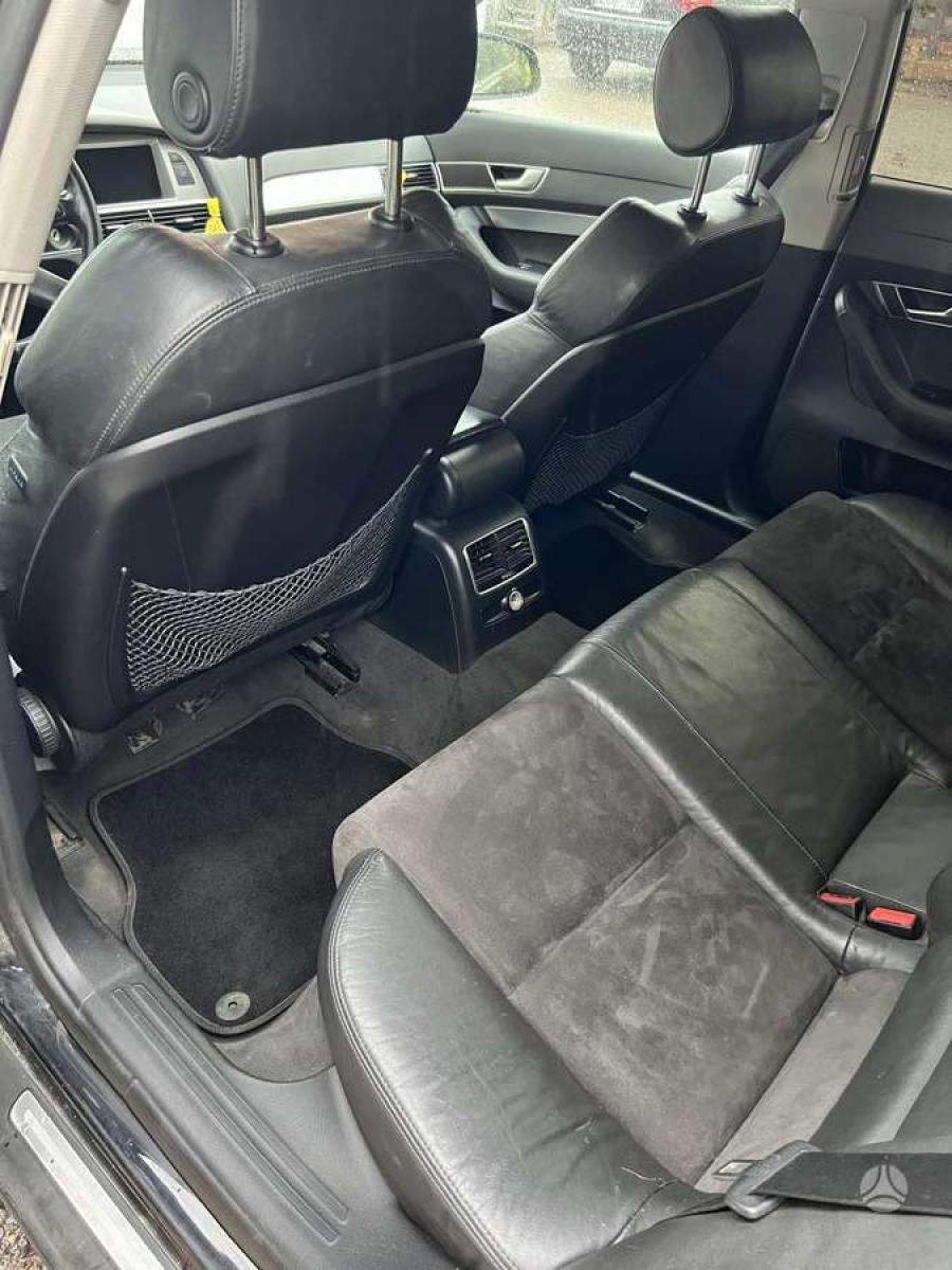 Black Audi A6 2007 in Vilnius, with an engine capacity of 1.97 L and mileage of 395 thousand km for 2200 €, photo 12 on AUTOMOTO.COM.LV