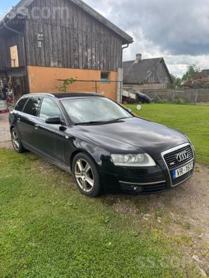 Black Audi A6 2007 in Riga, with an engine capacity of 2.70 L and mileage of 400 thousand km for 1700 €, photo  on AUTOMOTO.COM.LV