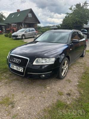 Black Audi A6 2007 in Riga, with an engine capacity of 2.70 L and mileage of 400 thousand km for 1700 €, photo 3 on AUTOMOTO.COM.LV