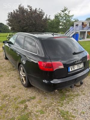 Black Audi A6 2007 in Riga, with an engine capacity of 2.70 L and mileage of 400 thousand km for 1700 €, photo 4 on AUTOMOTO.COM.LV