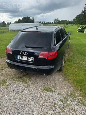 Black Audi A6 2007 in Riga, with an engine capacity of 2.70 L and mileage of 400 thousand km for 1700 €, photo 5 on AUTOMOTO.COM.LV