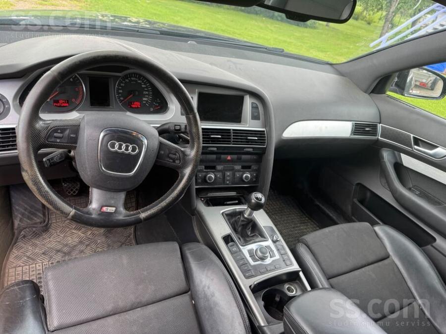 Black Audi A6 2007 in Riga, with an engine capacity of 2.70 L and mileage of 400 thousand km for 1700 €, photo 6 on AUTOMOTO.COM.LV