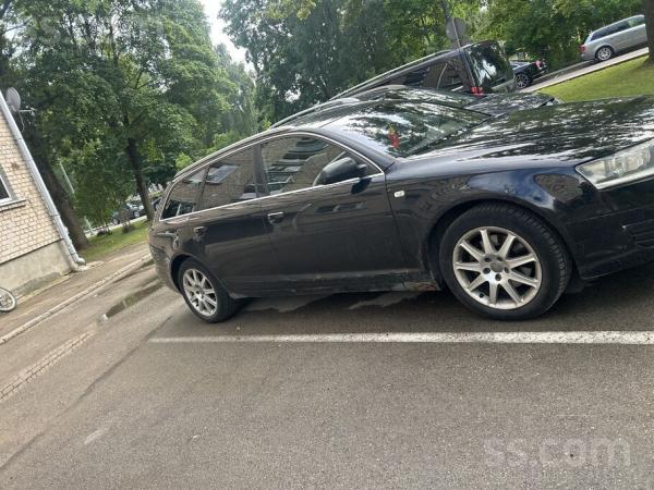 Black Audi A6 2007 in Rezekne, with an engine capacity of 2.00 L and mileage of 444 thousand km for 1600 €, photo 2 on AUTOMOTO.COM.LV