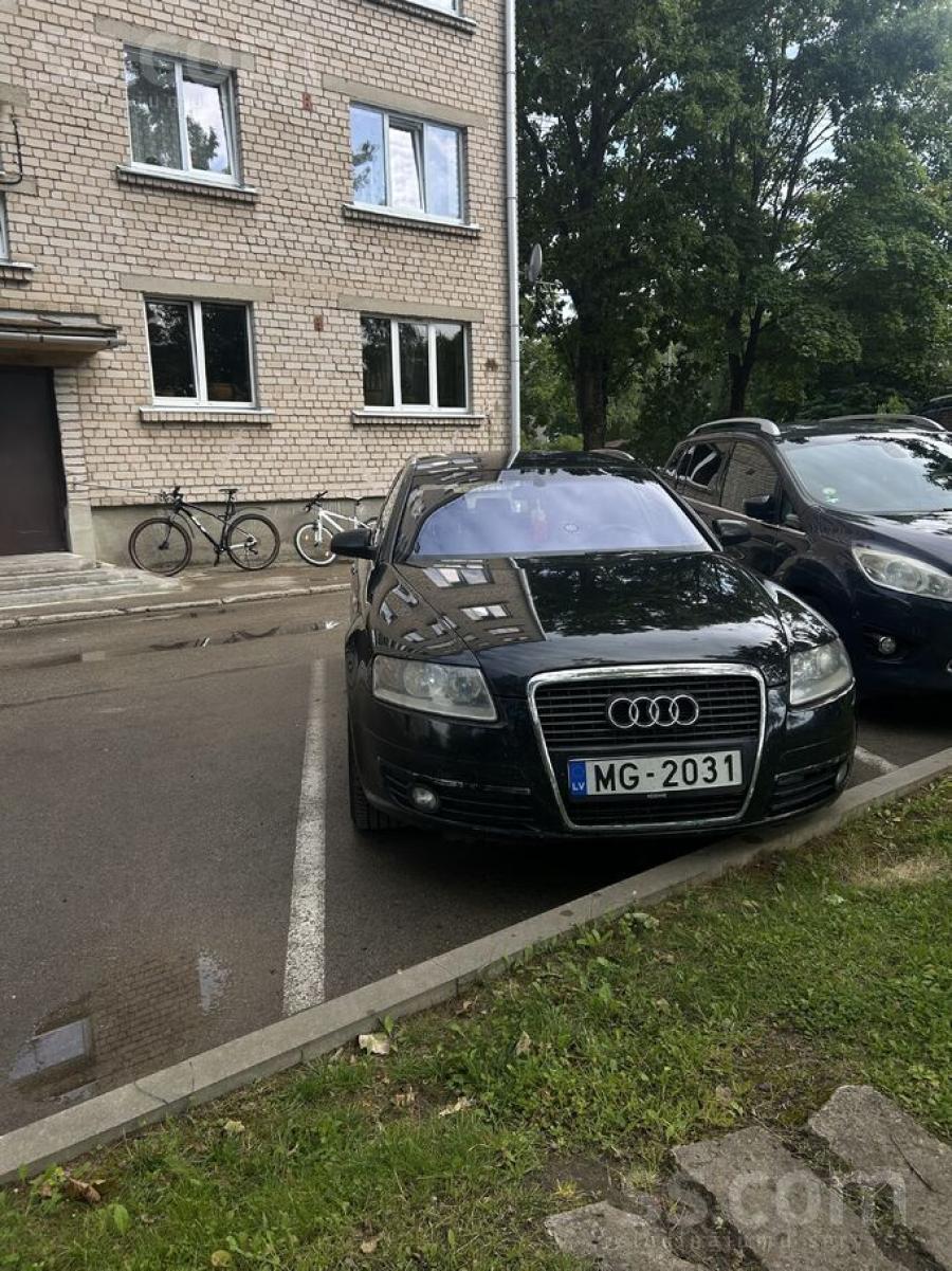 Black Audi A6 2007 in Rezekne, with an engine capacity of 2.00 L and mileage of 444 thousand km for 1600 €, photo 1 on AUTOMOTO.COM.LV