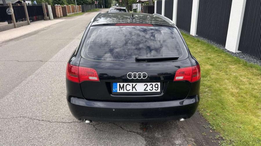 Black Audi A6 2007 in Jurmala, with an engine capacity of 2.70 L and mileage of 300 thousand km for 2400 €, photo 5 on AUTOMOTO.COM.LV