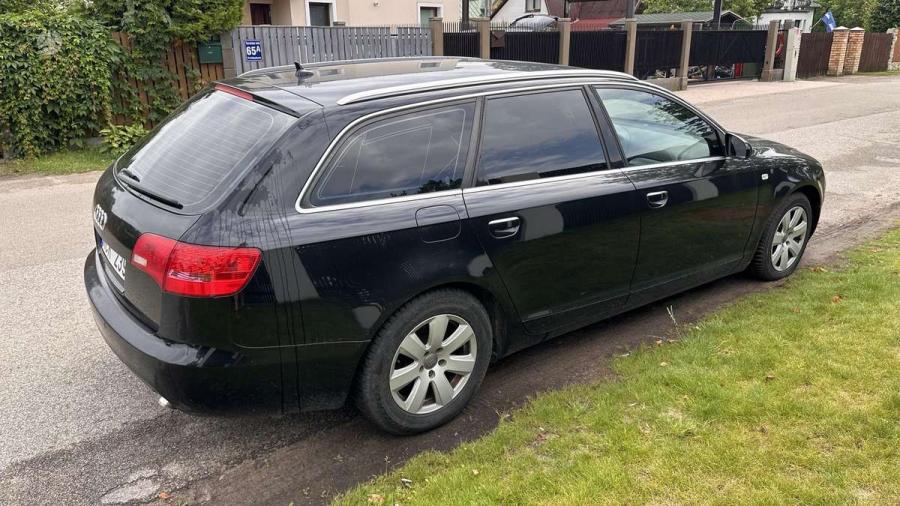 Black Audi A6 2007 in Jurmala, with an engine capacity of 2.70 L and mileage of 300 thousand km for 2400 €, photo 6 on AUTOMOTO.COM.LV