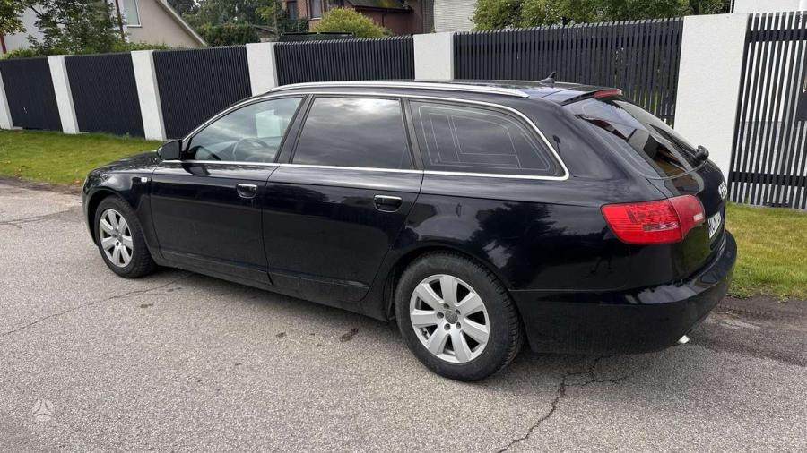 Black Audi A6 2007 in Jurmala, with an engine capacity of 2.70 L and mileage of 300 thousand km for 2400 €, photo 7 on AUTOMOTO.COM.LV
