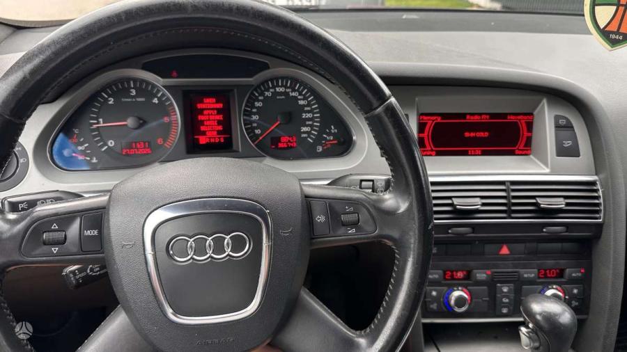Black Audi A6 2007 in Jurmala, with an engine capacity of 2.70 L and mileage of 300 thousand km for 2400 €, photo 9 on AUTOMOTO.COM.LV