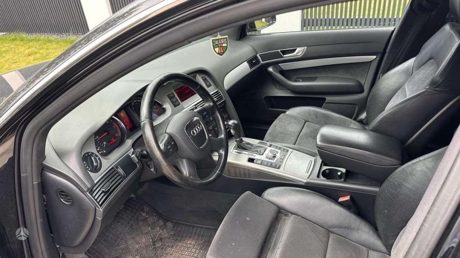 Black Audi A6 2007 in Jurmala, with an engine capacity of 2.70 L and mileage of 300 thousand km for 2400 €, photo 10 on AUTOMOTO.COM.LV