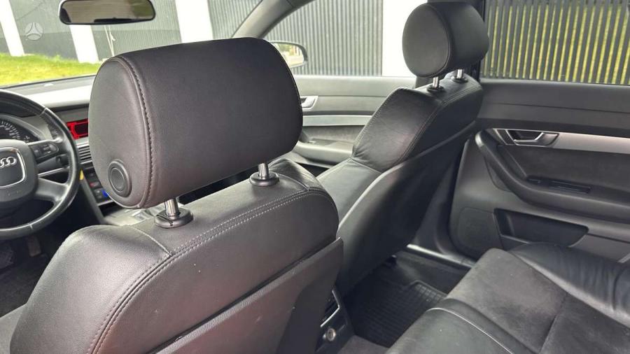 Black Audi A6 2007 in Jurmala, with an engine capacity of 2.70 L and mileage of 300 thousand km for 2400 €, photo 11 on AUTOMOTO.COM.LV