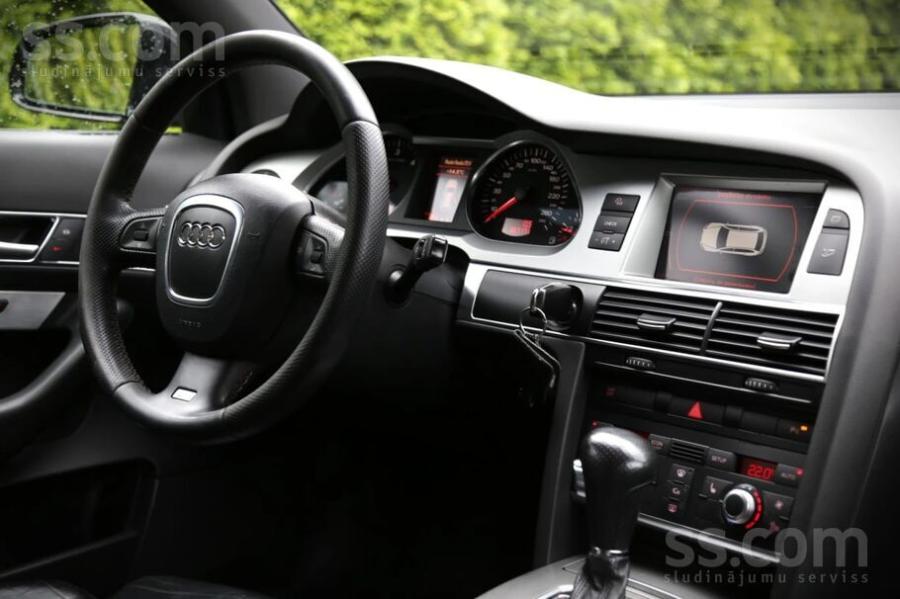Melns Audi A6 2007 Rīga, ar dzinēja tilpumu 3.00 L un nobraukumu 358 tūkst. km par 4200 €, foto 13 vietnē AUTOMOTO.COM.LV