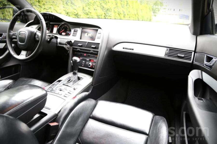 Melns Audi A6 2007 Rīga, ar dzinēja tilpumu 3.00 L un nobraukumu 358 tūkst. km par 4200 €, foto 14 vietnē AUTOMOTO.COM.LV