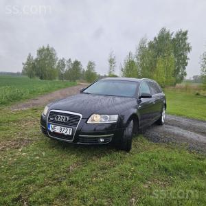 Black Audi A6 2007 in Riga, with an engine capacity of 3.00 L and mileage of 309 thousand km for 5100 €, photo  on AUTOMOTO.COM.LV