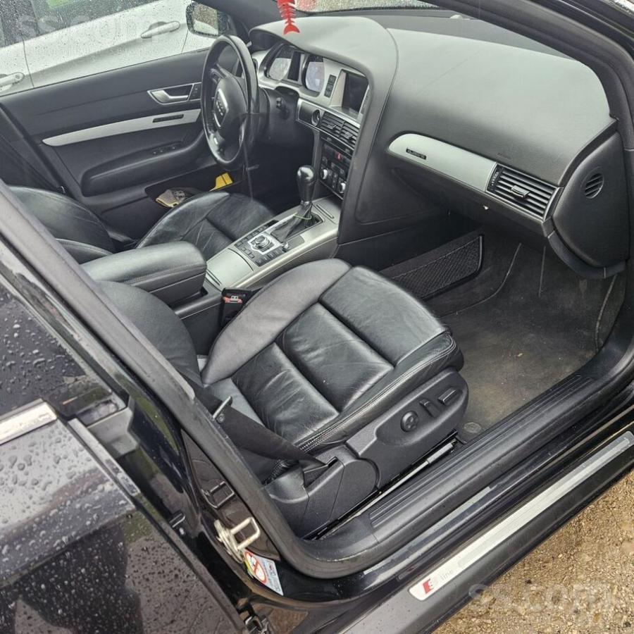 Black Audi A6 2007 in Riga, with an engine capacity of 3.00 L and mileage of 309 thousand km for 5100 €, photo 7 on AUTOMOTO.COM.LV