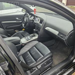 Black Audi A6 2007 in Riga, with an engine capacity of 3.00 L and mileage of 309 thousand km for 5100 €, photo 8 on AUTOMOTO.COM.LV