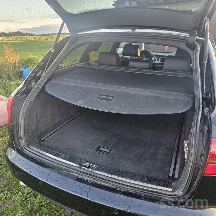 Black Audi A6 2007 in Riga, with an engine capacity of 3.00 L and mileage of 309 thousand km for 5100 €, photo 12 on AUTOMOTO.COM.LV