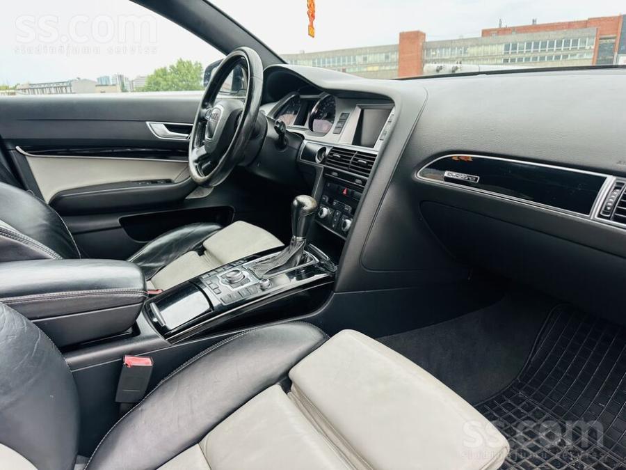 Black Audi A6 2007 in Riga, with an engine capacity of 2.70 L and mileage of 394 thousand km for 3850 €, photo 17 on AUTOMOTO.COM.LV