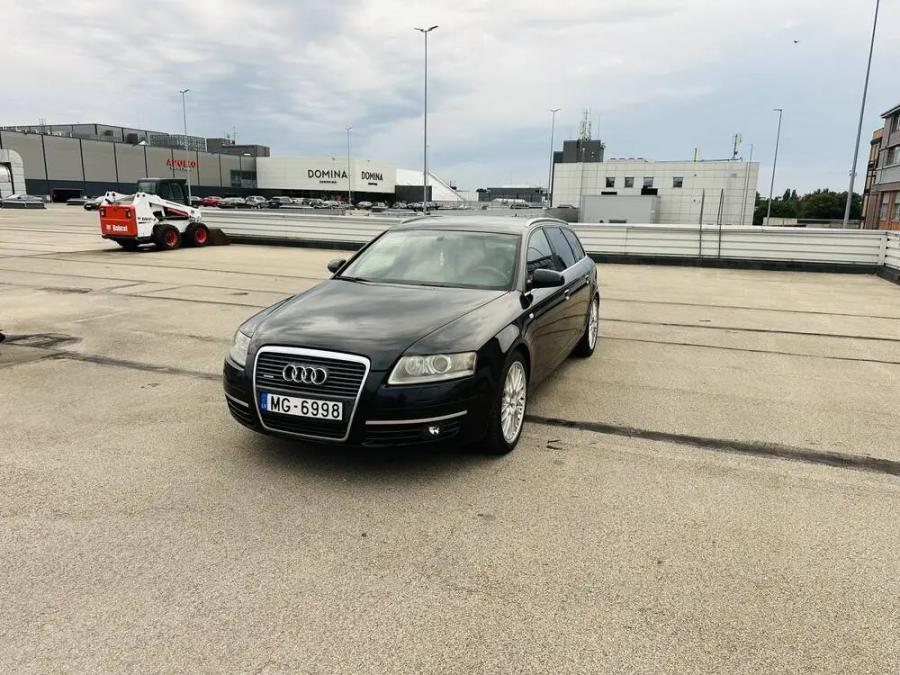 Black Audi A6 2007 in Riga, with an engine capacity of 2.70 L and mileage of 394 thousand km for 3850 €, photo 4 on AUTOMOTO.COM.LV
